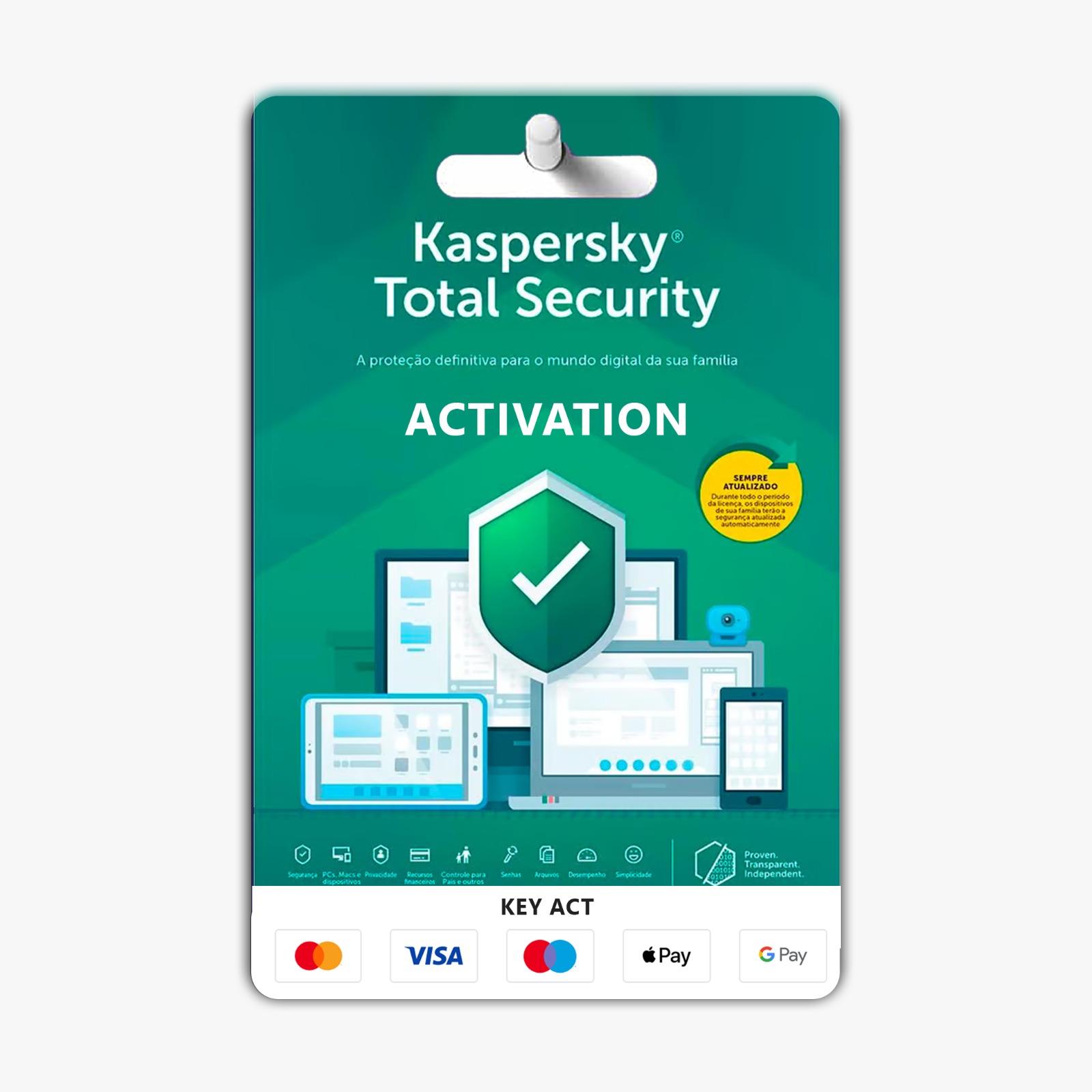 Kaspersky Total Security Activation – SmartPearl Mobiles & Accessories ...